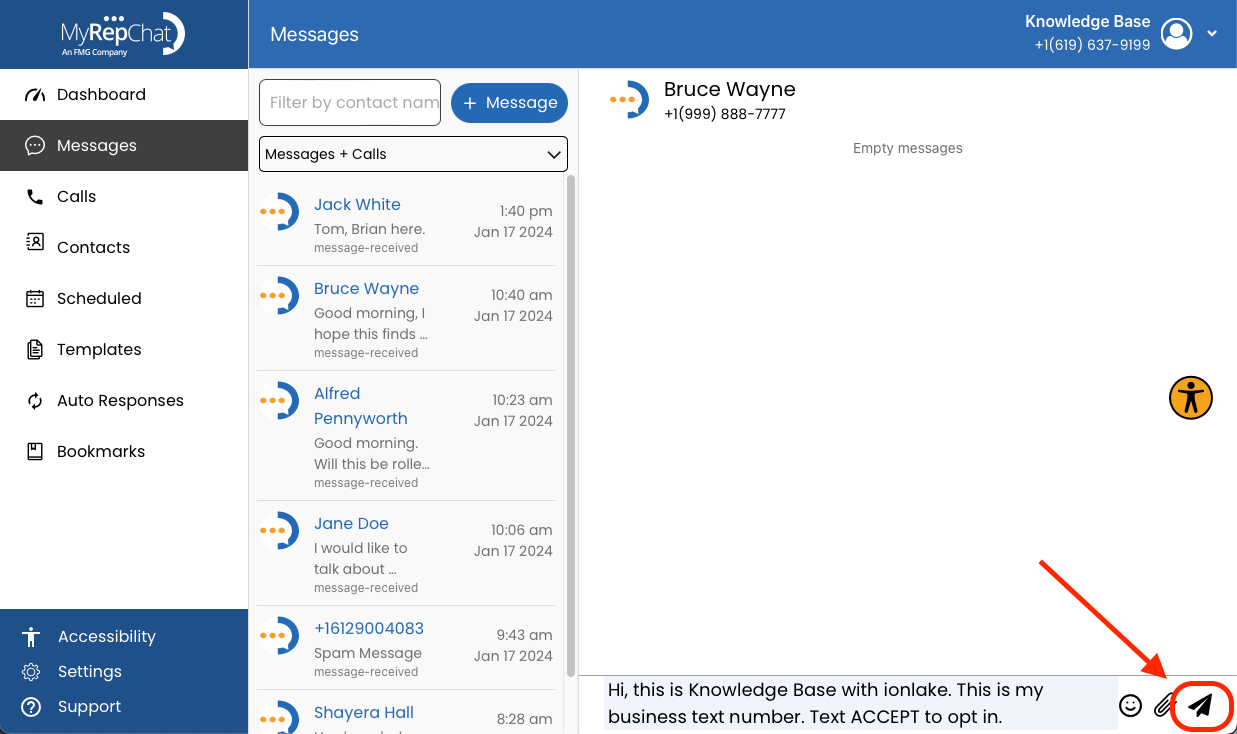 How do I Send a Text Message? (Desktop) – ionlake