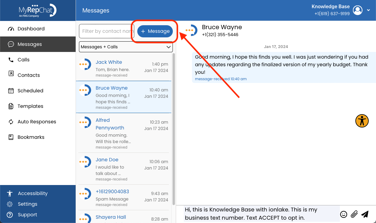 How do I Send a Text Message? (Desktop) – ionlake
