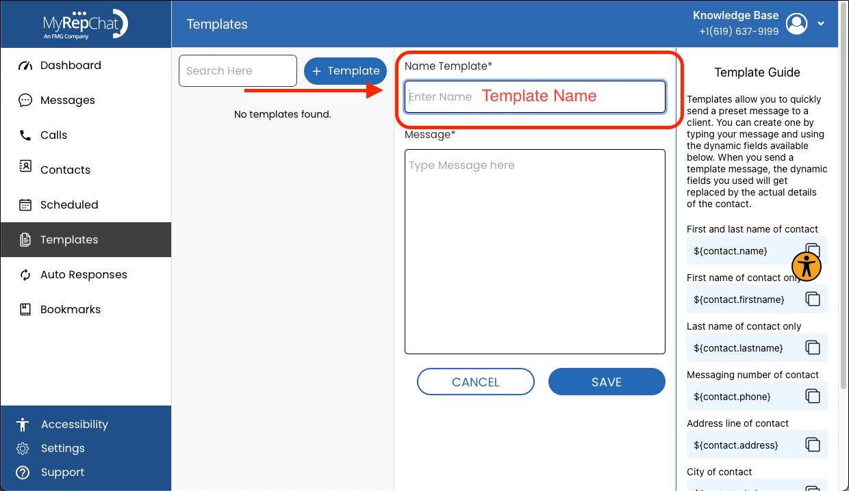How Do I Create a Message Template? (Desktop) – ionlake