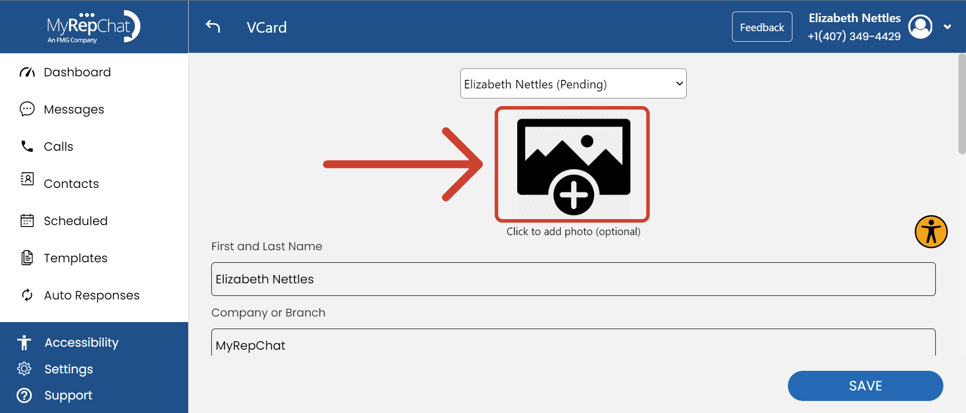 How Do I Setup/Edit My vCard? (Desktop) – ionlake